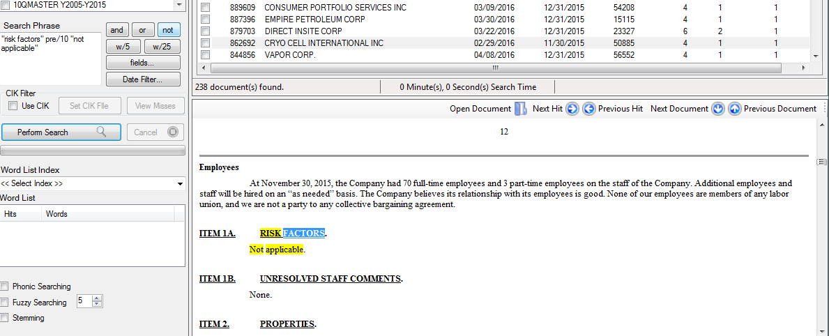 Where to Start – directEDGAR