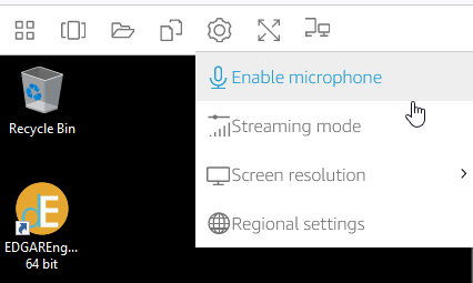 Appstream Interface – More Features – directEDGAR
